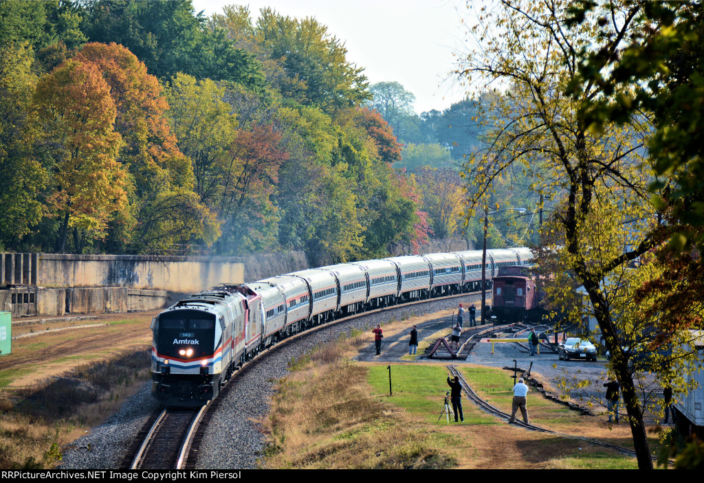 AMTK 145 Forty Year Anniversary NS Train 067 Amtrak "Fall Foliage"